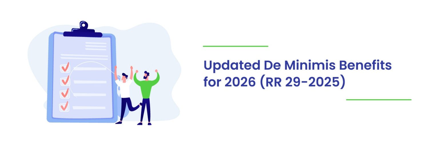 Updated De Minimis Benefits for 2026 (RR 29-2025) | HRMSpro PH
